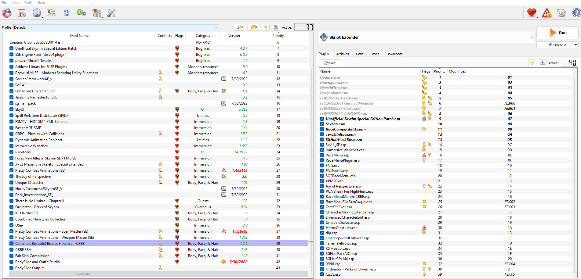 Texture issue after installing CBBE 3BA - Technical Support - Skyrim ...