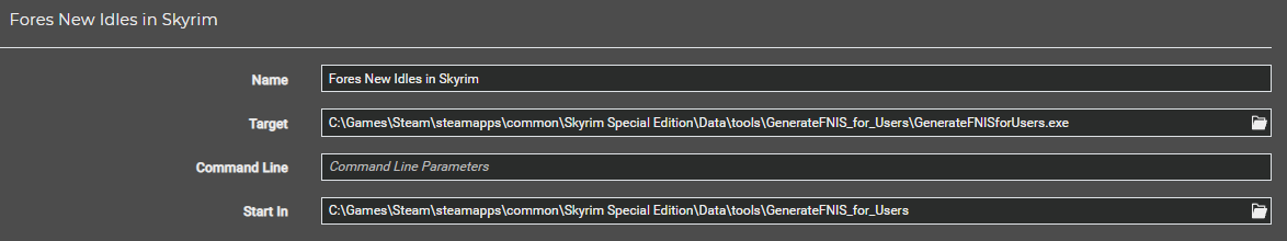 FNIS Warning - Generated files redirected to C:\Users\User\AppData ...