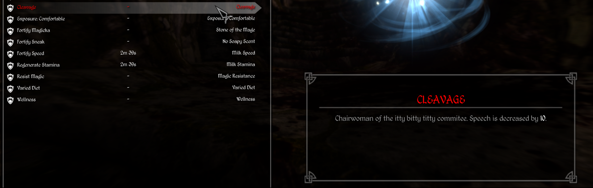 Debuff help - Technical Support - Skyrim: Special Edition - LoversLab