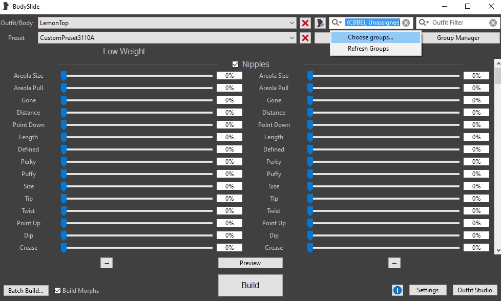 Help With Bodyslide Batch Building Skyrim Technical Support Loverslab