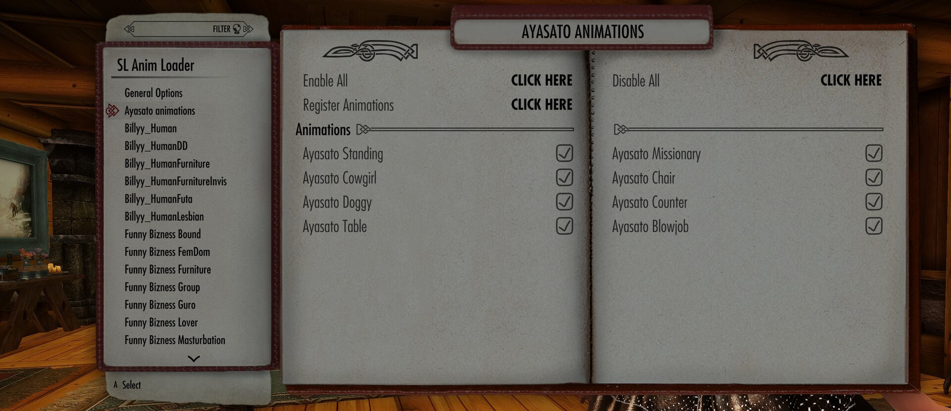 Sexlab Script Difficulty Hooking A Specific Slal Animation Technical Support Skyrim