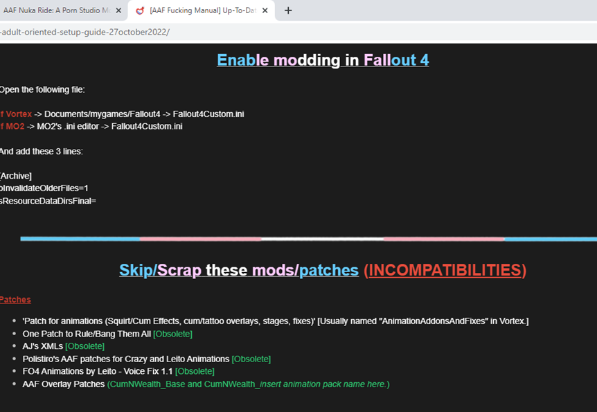 AAF Nuka Ride: A Porn Studio Mod - Page 327 - Downloads - Fallout 4 ...