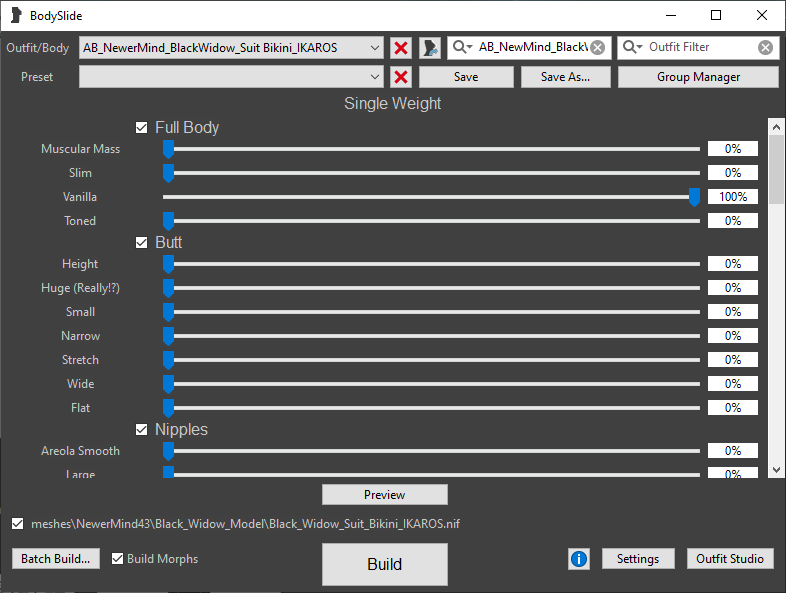 Bodyslide Outfits for Atomic Beauty and IKAROS Android Race OCBP 3BBB ...