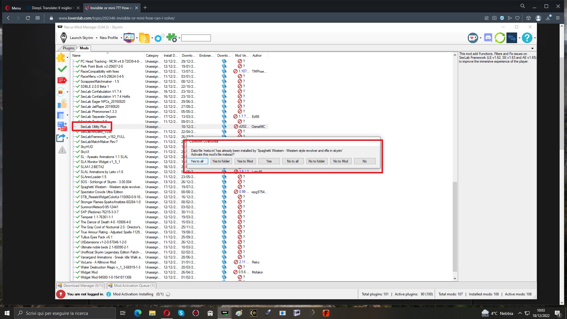 Invisible or mini ??? How can i solve - General Problems - LoversLab