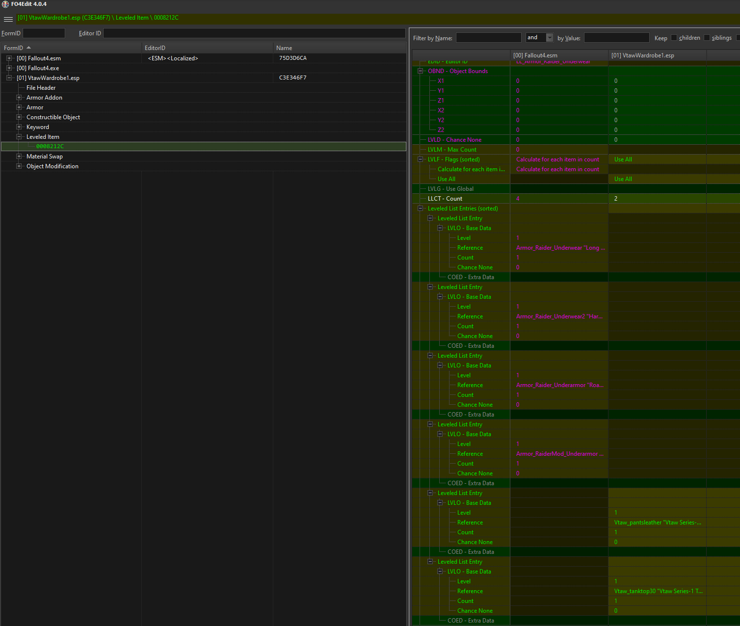 Can someone post a step by step guide on how to add *clothing* items to leveled lists in Fallout ...