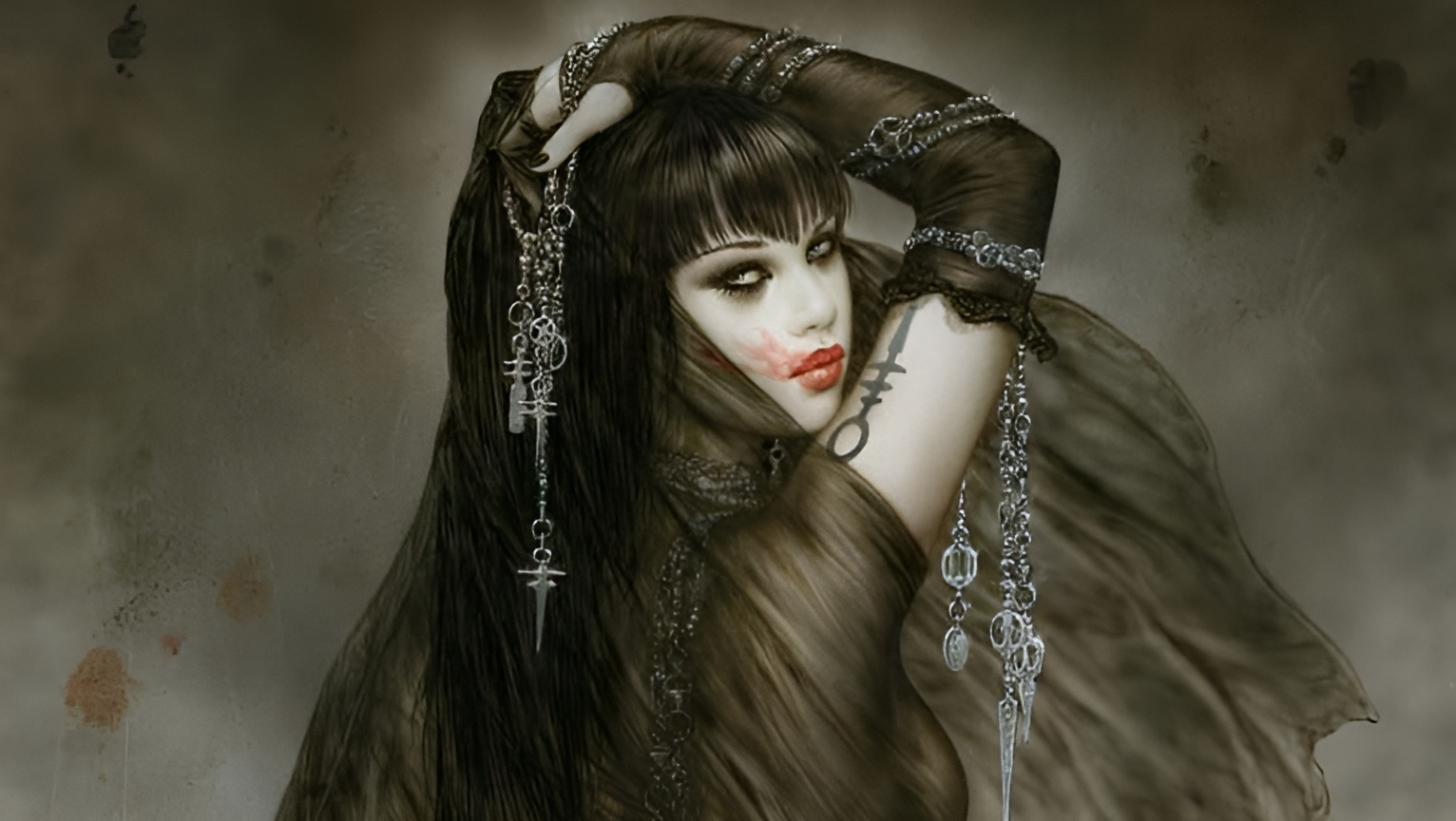 Luis Royo Sexy Loading Screens Downloads Skyrim Special Edition 9770