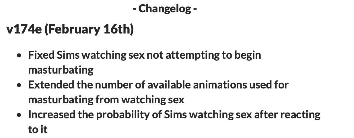 Masturbate During Watch Sex Technical Support Wickedwhims Loverslab