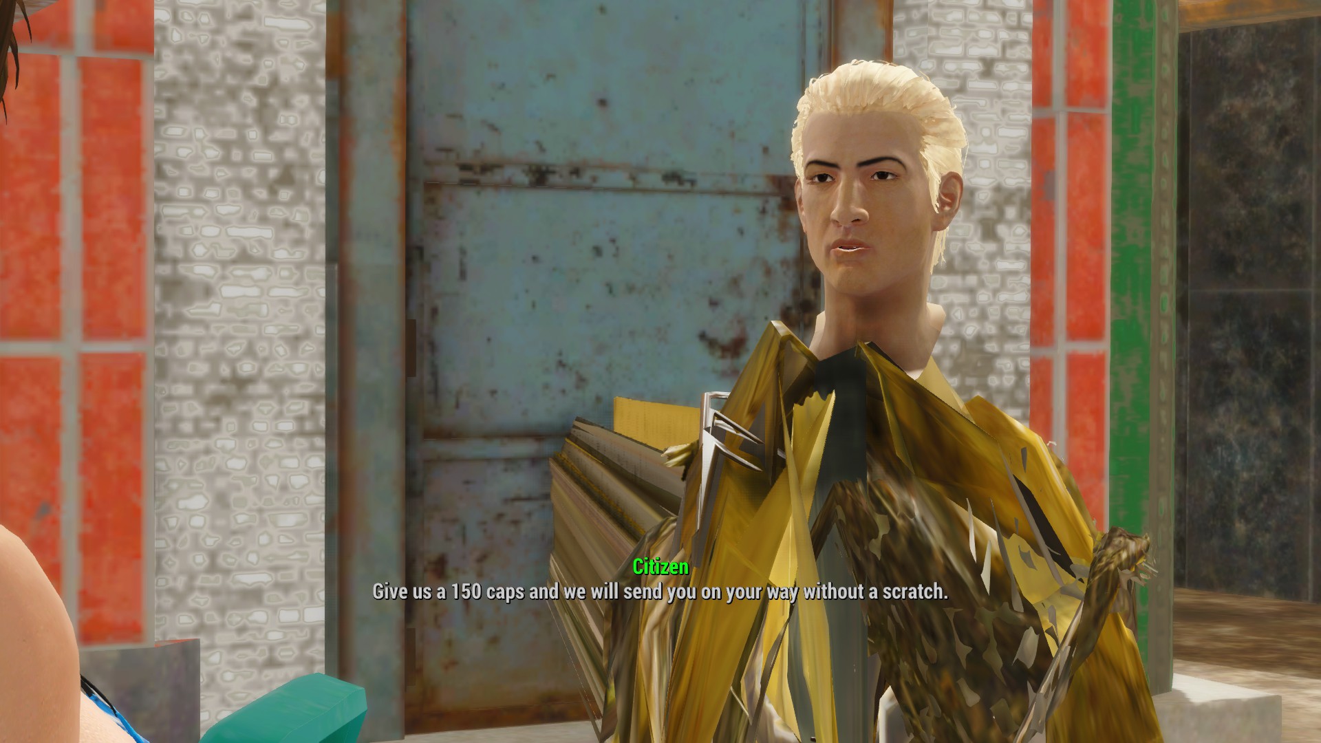 Crazy Messed Up Graphics On Male Npcs And Charcter Too Fallout 4