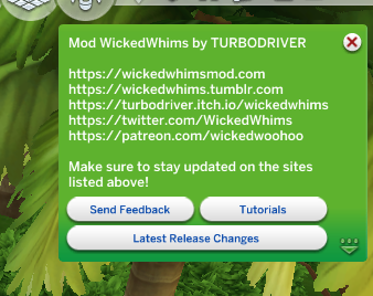 WickedWhims mod options missing - Technical Support - WickedWhims - LoversLab
