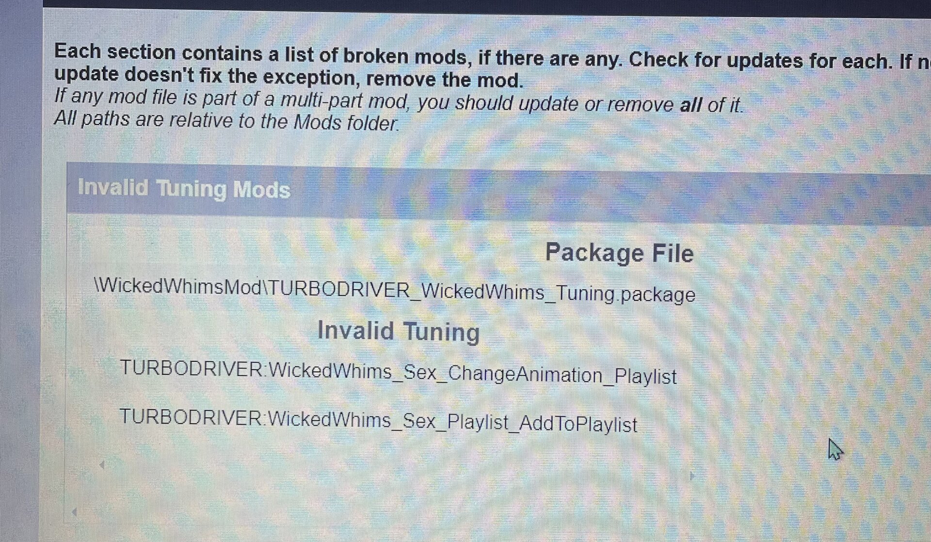 Whicked Whims Exception File Technical Support Wickedwhims Loverslab