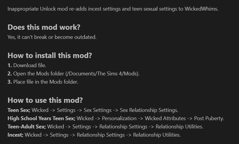 Teen Sex Not Working Wickedwhims Loverslab