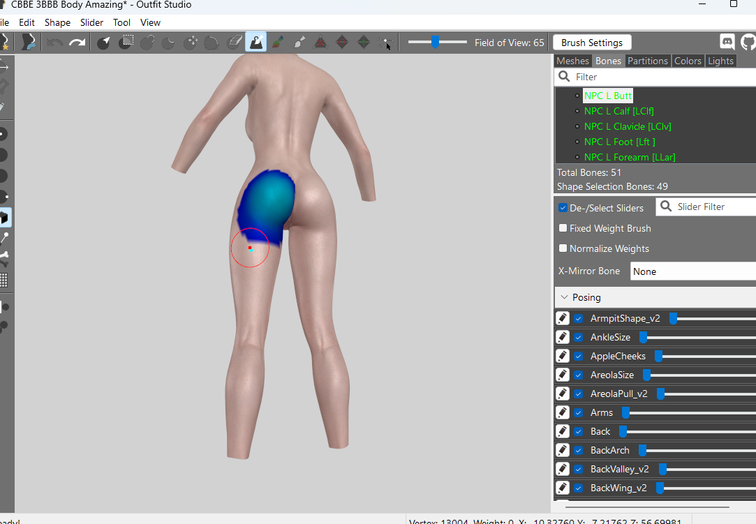 Need help with CBBE 3A Fast HDT - Butt Physics wont work.. Donation available as compensation ...