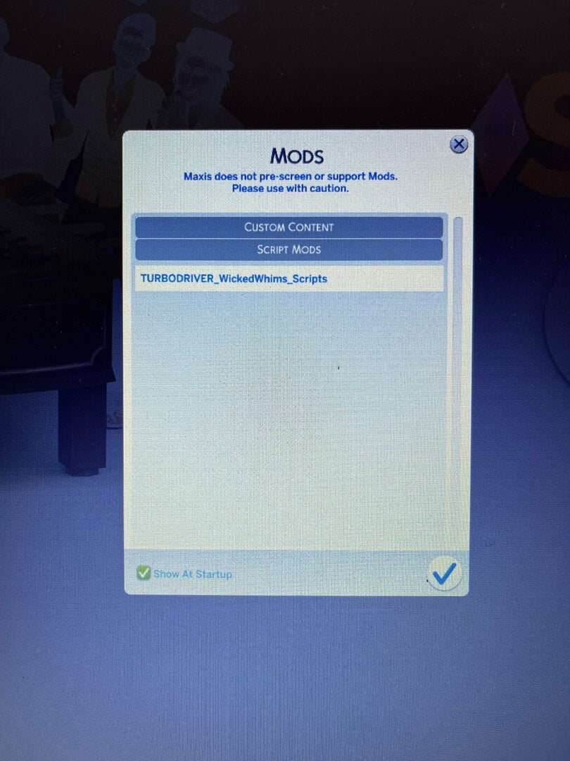 TURBODRIVER_WickedWhims_Tuning blocks running the game - Technical ...