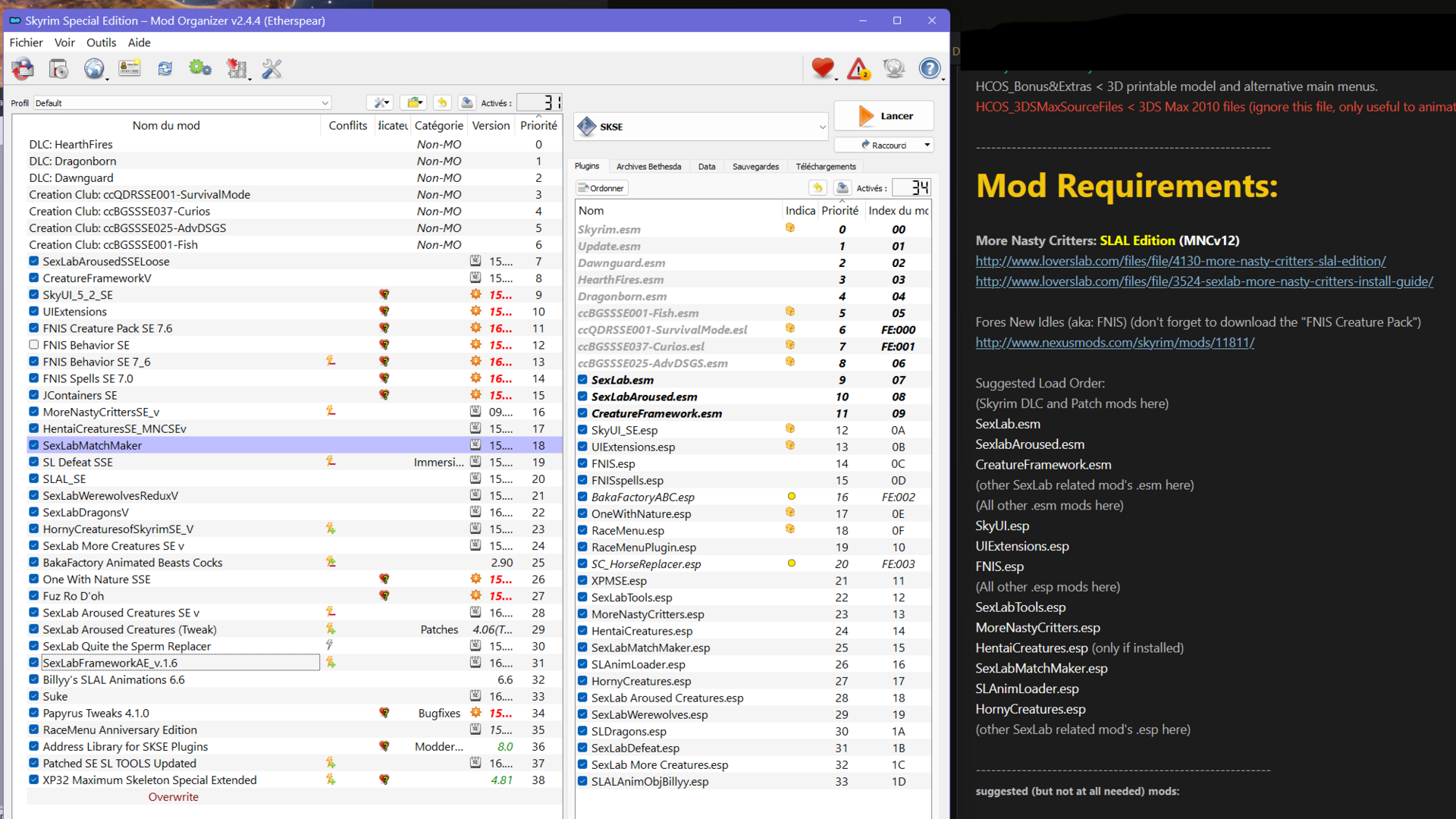 Some Help With Se Technical Support Sexlab Framework Loverslab