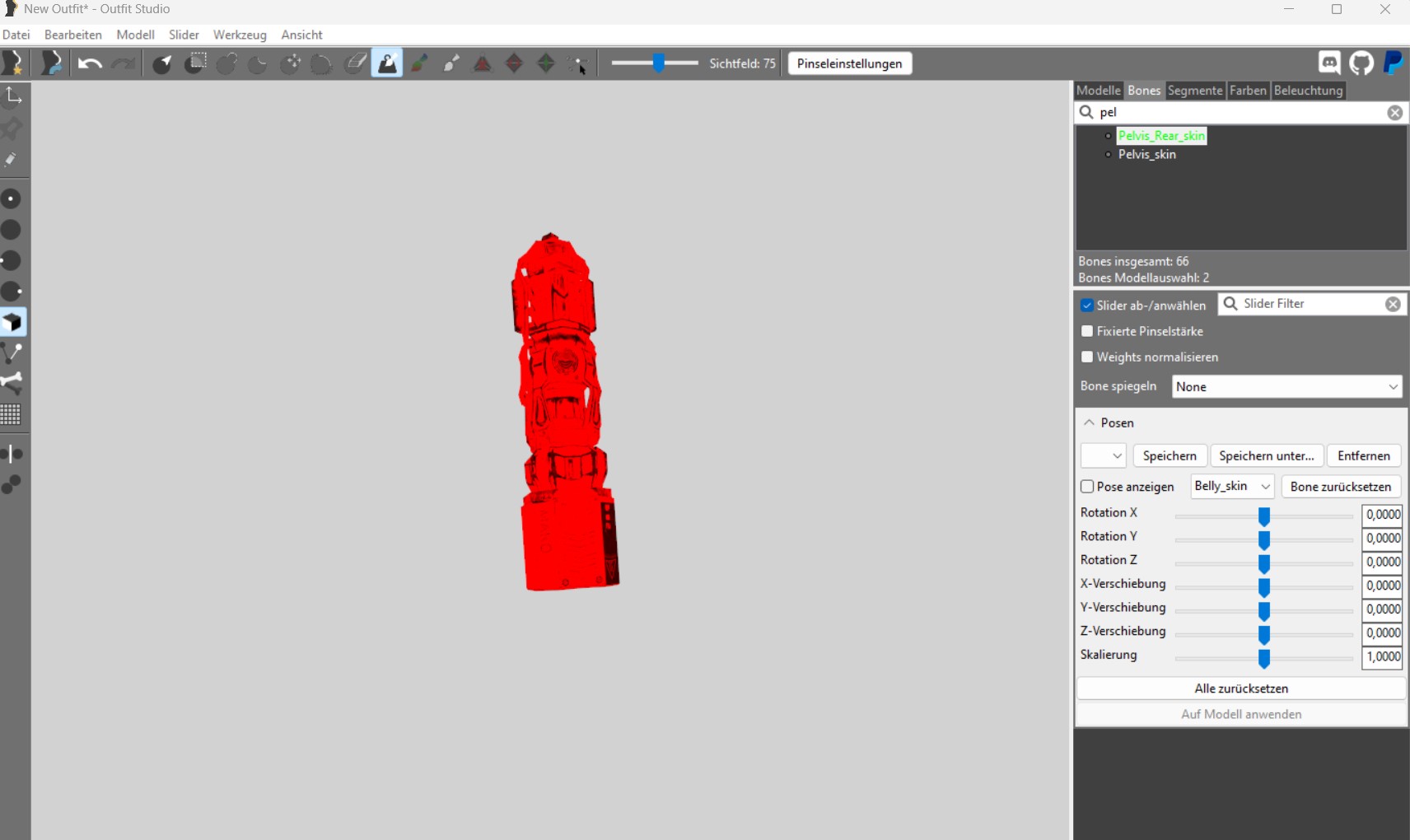 [Hilfe] OutfitStudio Bone wight integration object - Fallout 4 Technical Support - LoversLab