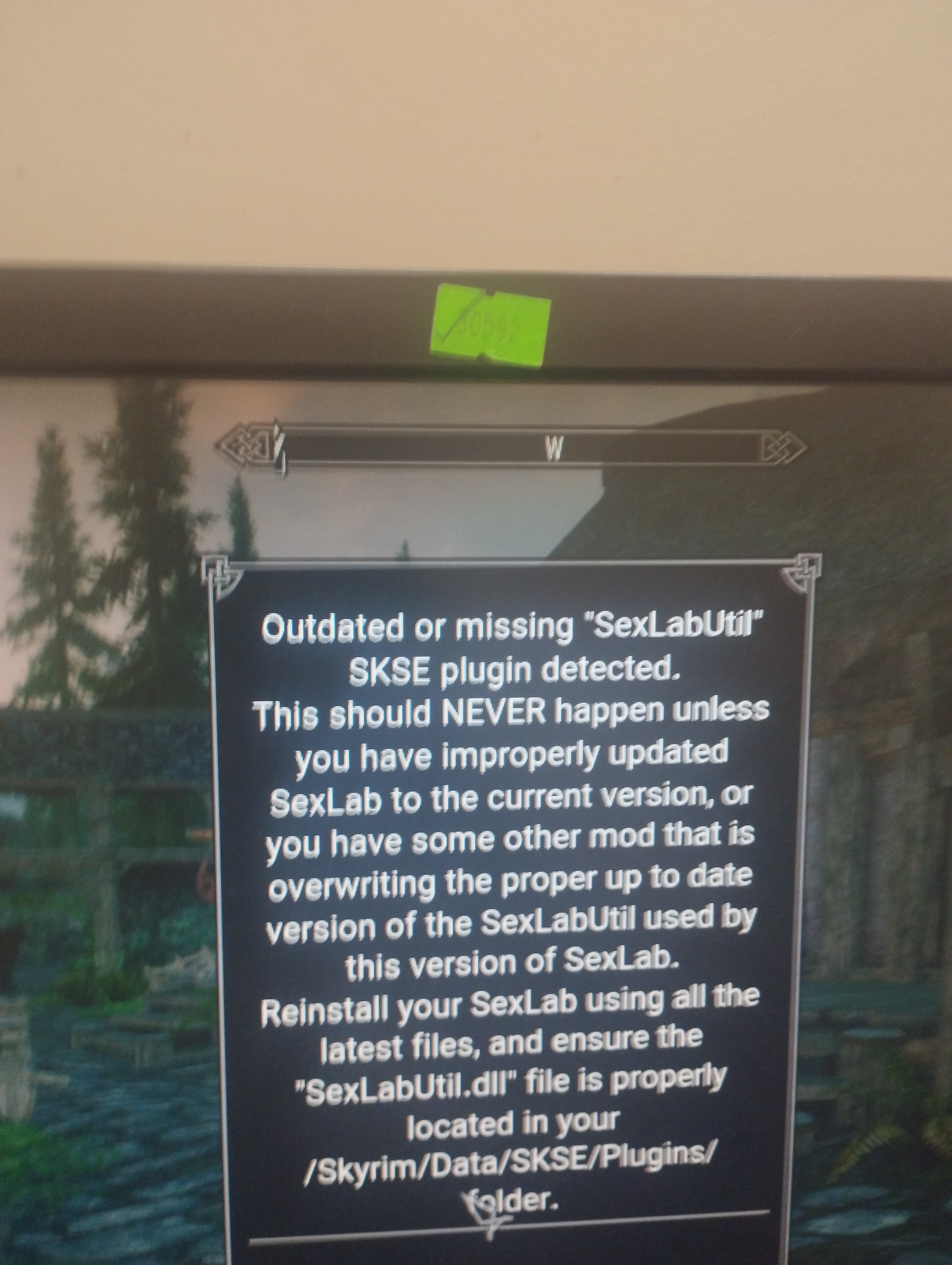 Outdated Or Missing Sexlabutil Skse Plugin Detected Yet I Ve Done Everything Correctly
