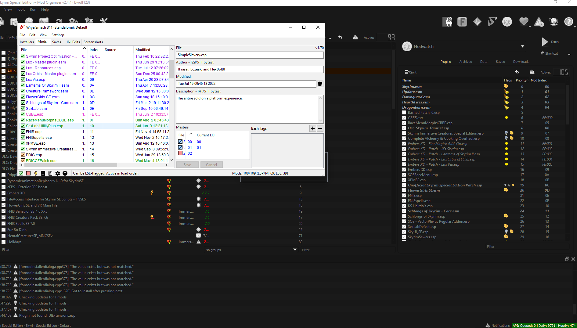 SKSE not loading via MO2, but loading by itself. Help! - Technical Support - Skyrim: Special ...