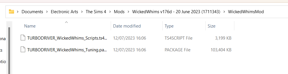 my wicked whims script file cant be found - Technical Support - WickedWhims - LoversLab