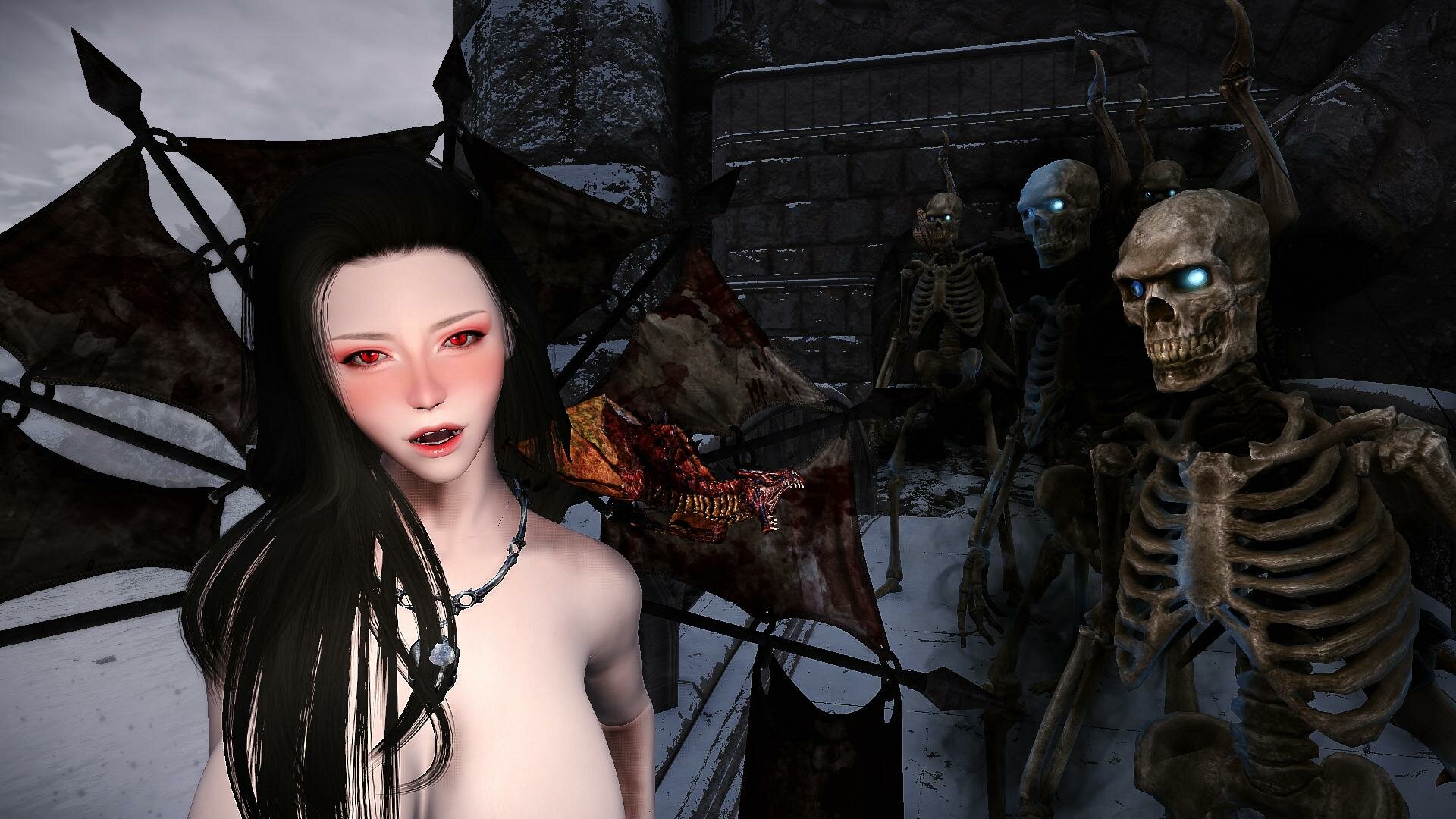 Serana Dead Sexy The Queen Of Screams Page 5 Downloads Skyrim