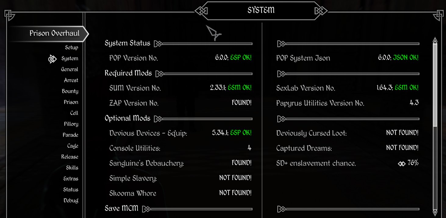 Skyrim Prison Overhaul Mod Keenbetter Prison Overhaul Patched (LE)