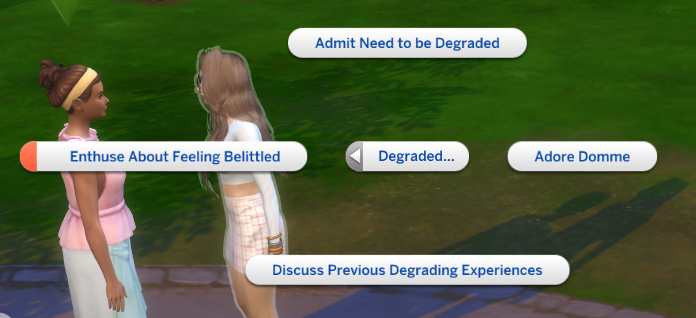 Traduccion FlirtyFetishes: BDSiM - A BDSM Mod For The Sims 4 8.23.23 ...