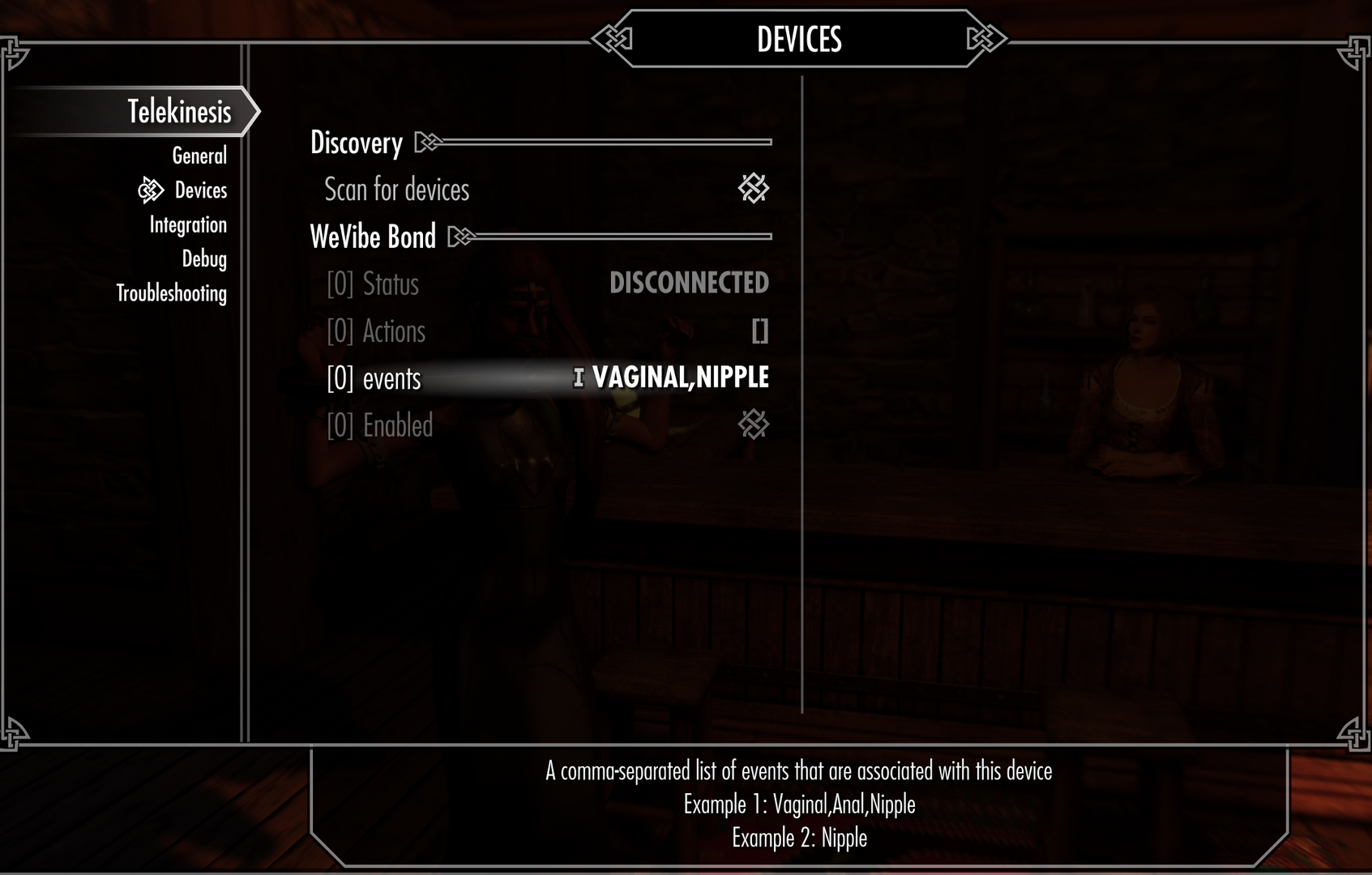 Telekinesis (Bluetooth Toy Integration for Skyrim) - Downloads - Skyrim: Special Edition Adult ...