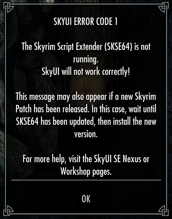 Sexlab Outdated Or None Skyrim Install Detected Technical Support Skyrim Special