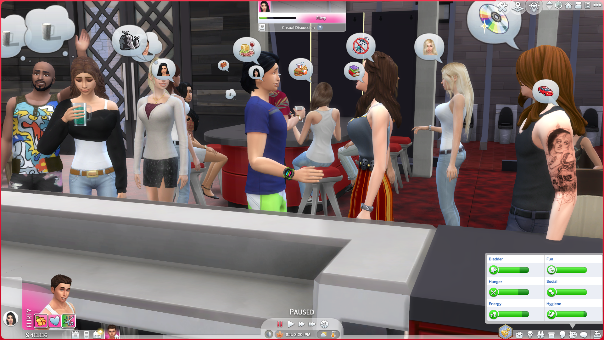 Problem with Speach and Thought bubbles overlapping with sims in the ...