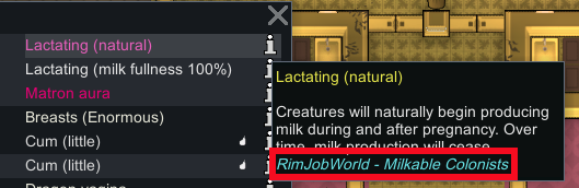 Milkable Colonists updated for 1.1 - Page 14 - Rimworld - LoversLab