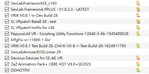 SexLab and Devious Devices *VR* Installation - Technical Support ...