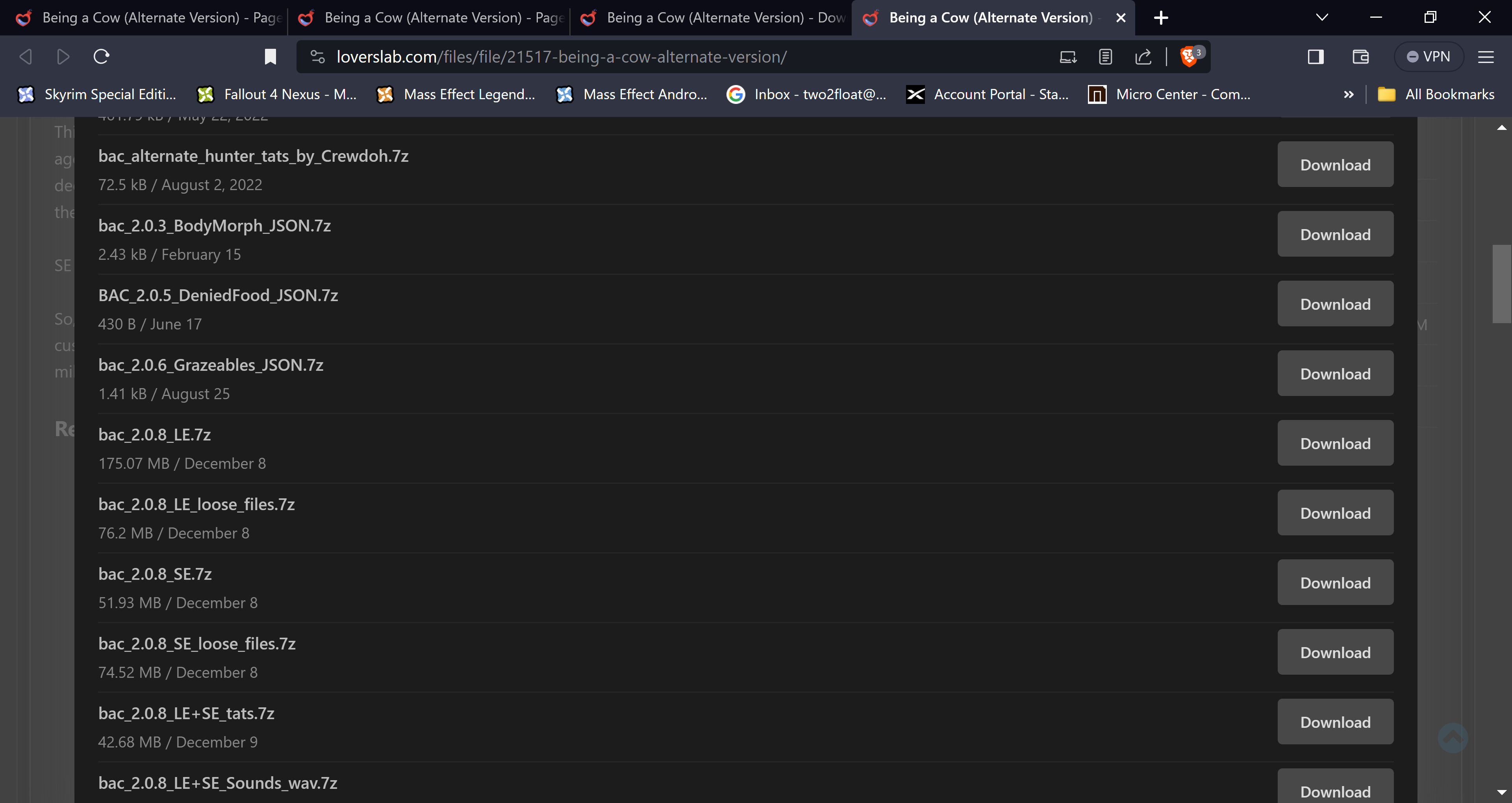 Being a Cow (Alternate Version) - Page 160 - Downloads - SexLab ...