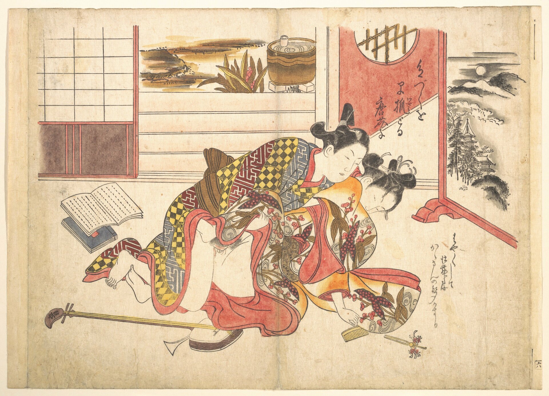 Shunga Or Japanese Prints Depicting Sex Wall Art Request And Find The Sims 4 Loverslab