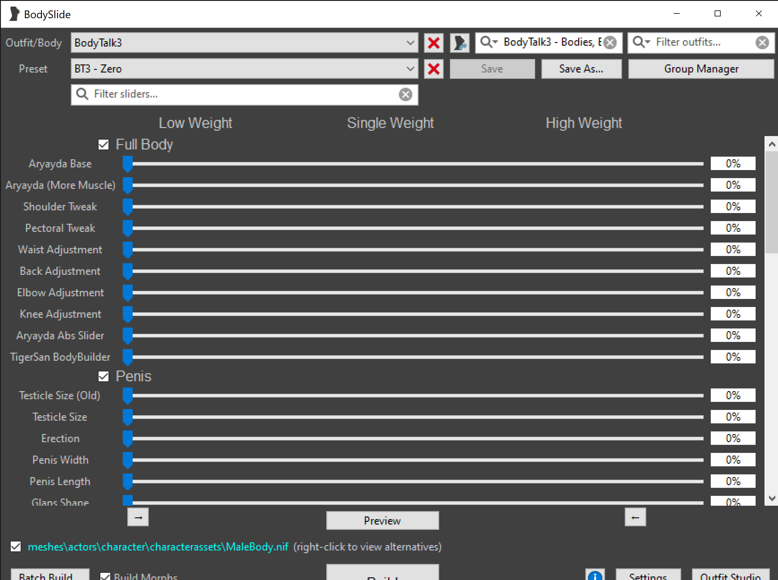 Bodytalk Males Are Very Large Help Fallout 4 Technical Support