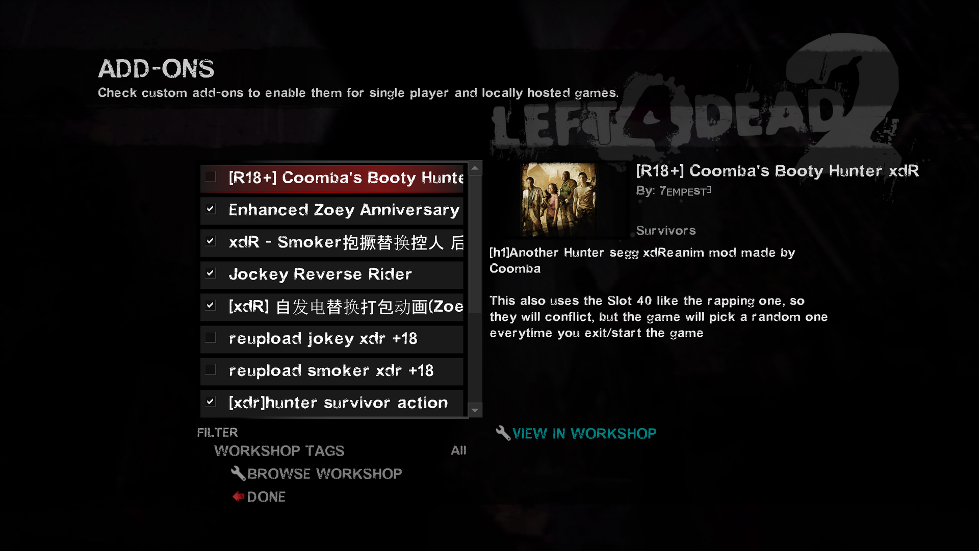 L4D2 Adult animations? - Page 4 - Adult Gaming - LoversLab