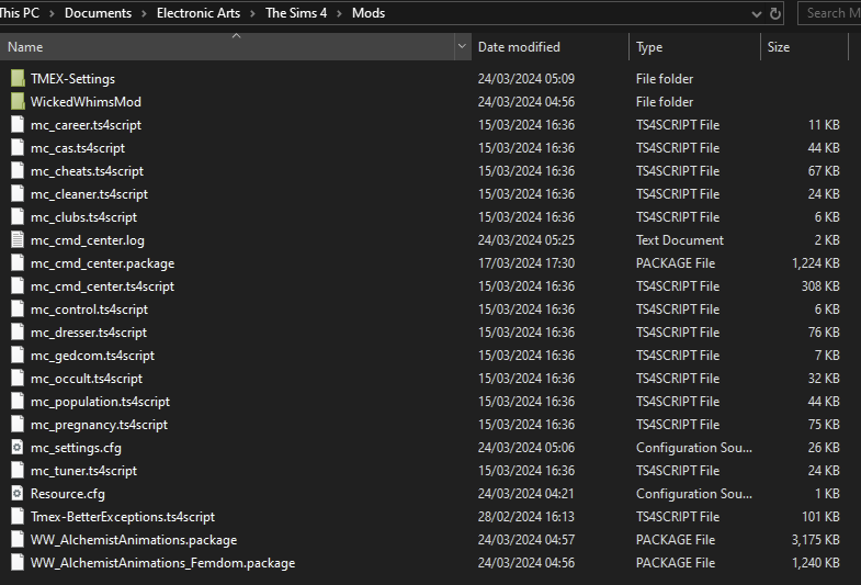 Alchemist's Animations ⛧ (With Sound Effects) - Downloads - WickedWhims ...