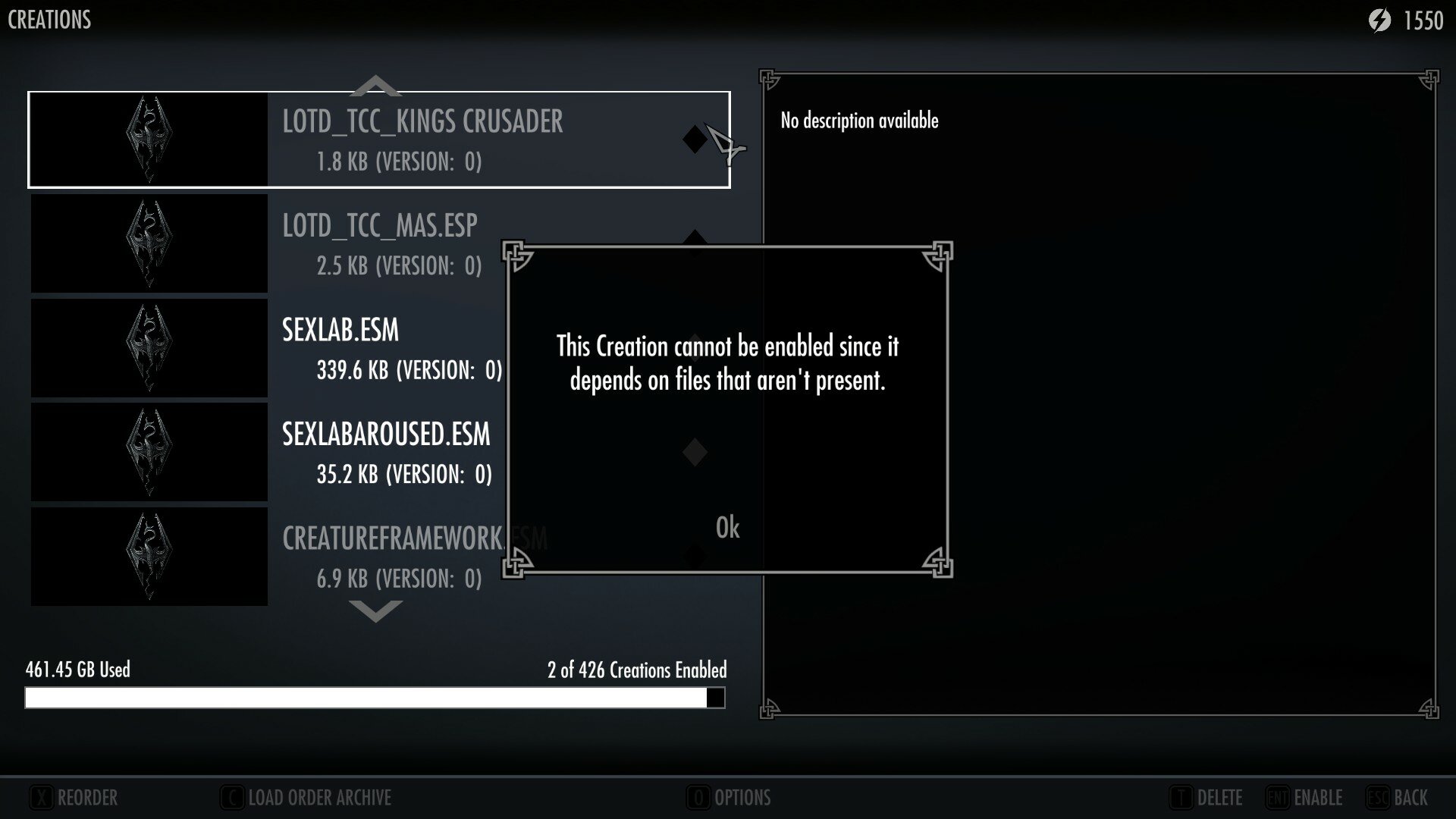 Skyrim SE either CtD at start of new game (SKSE) or doesn't even launch at all (Steamapp ...
