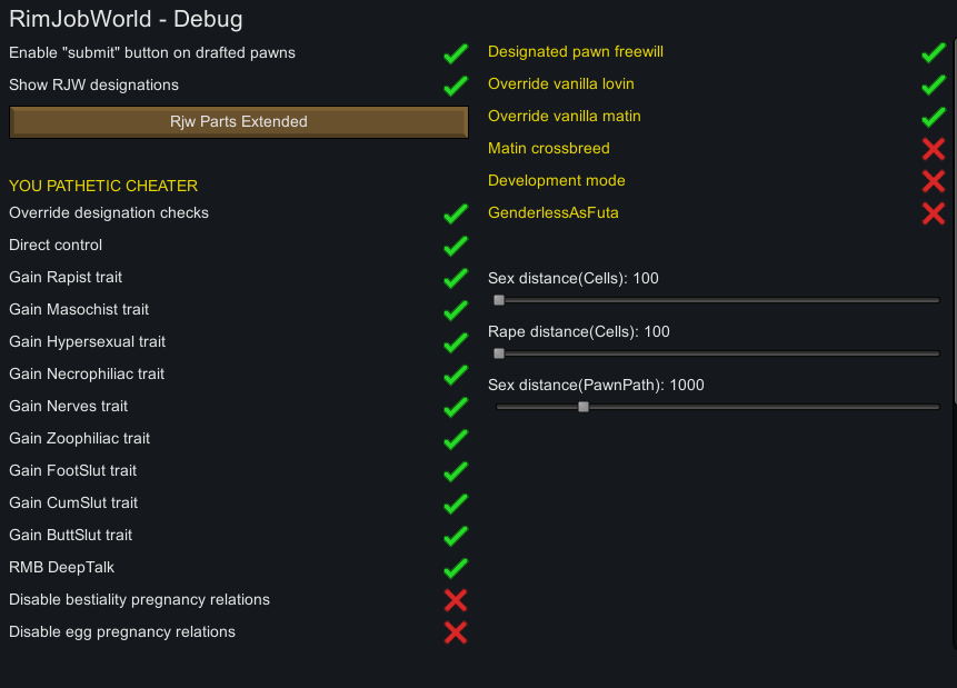 [mod] RimJobWorld - Page 440 - Rimworld - LoversLab