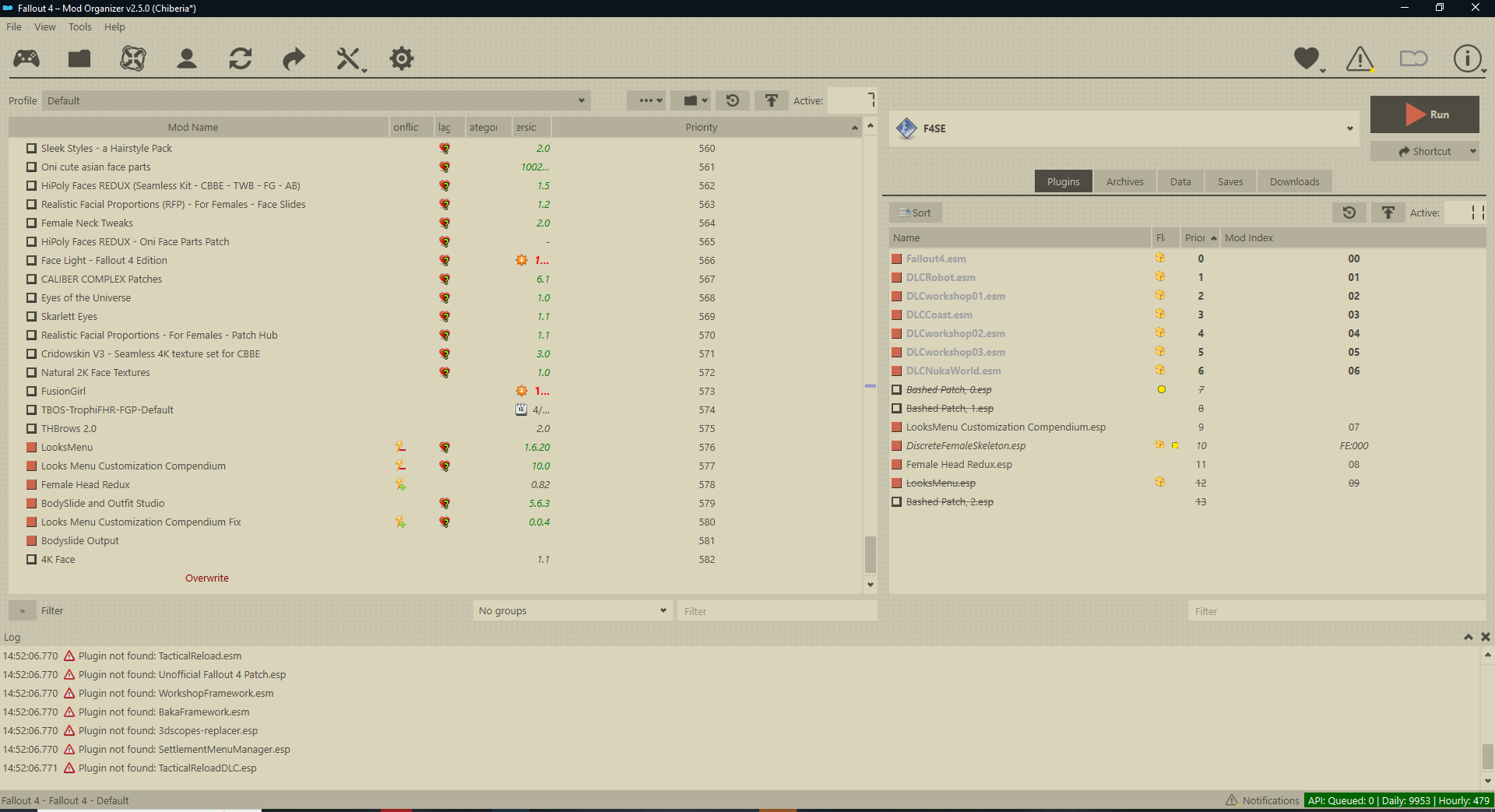 Female Head Redux (FHR) Troubles (Bounty for solving this problem ...