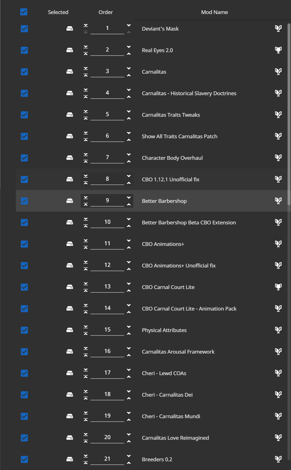 [mod] Better Barbershop CBO Extension - Crusader Kings 3 - LoversLab