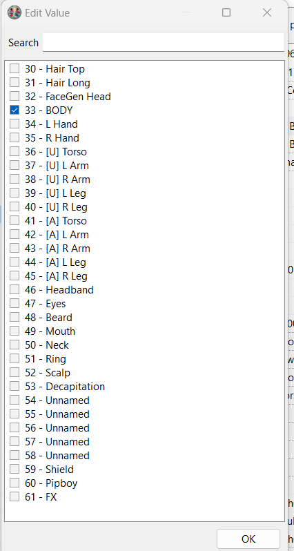Changing outfit slots - Fallout 4 Technical Support - LoversLab