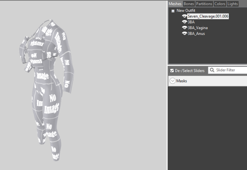 CBBE 3BA Not Changing Body Underneath Armor - Technical Support ...