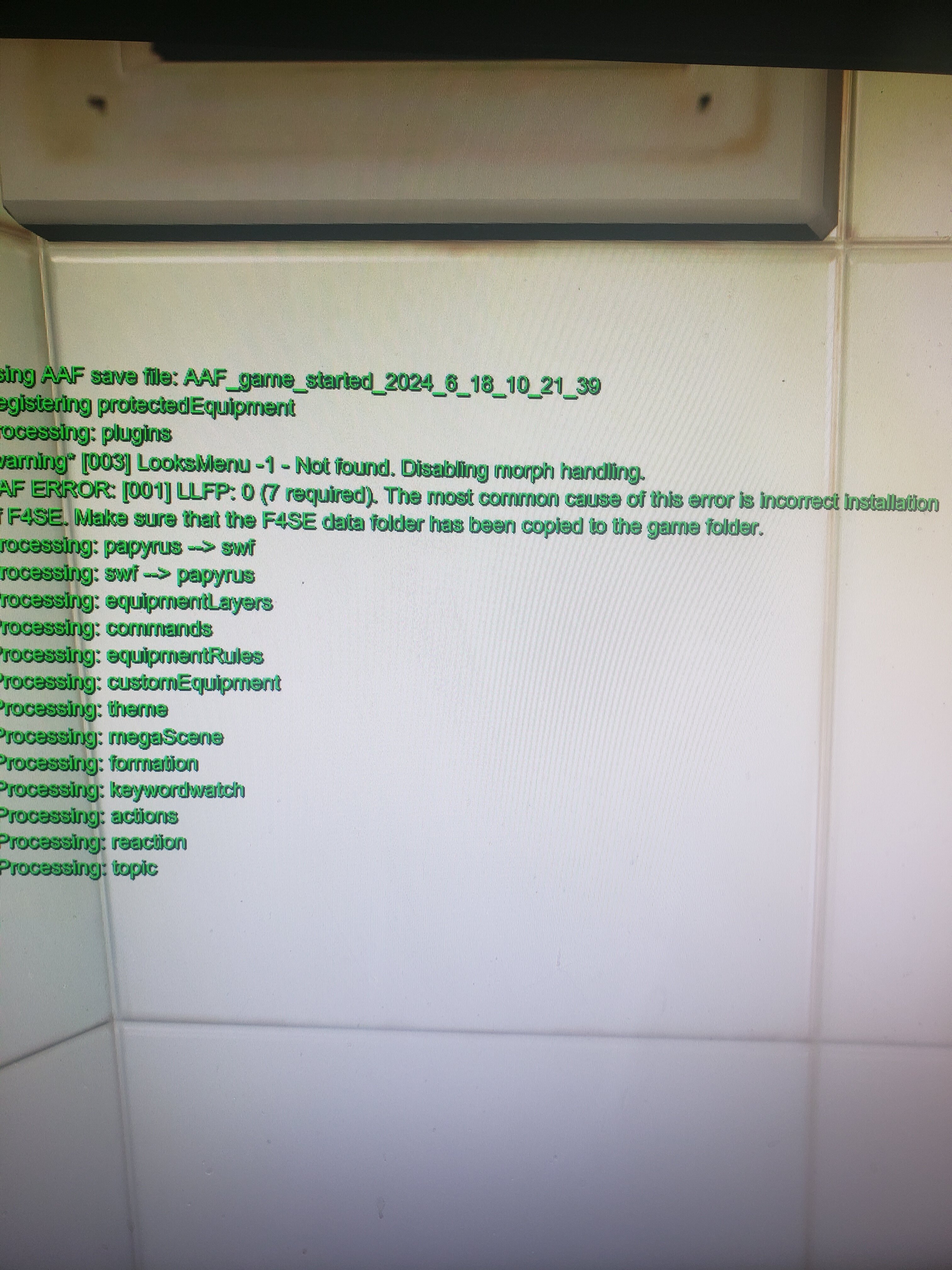 After not fully working cause of looksmenu - Fallout 4 Technical Support - LoversLab