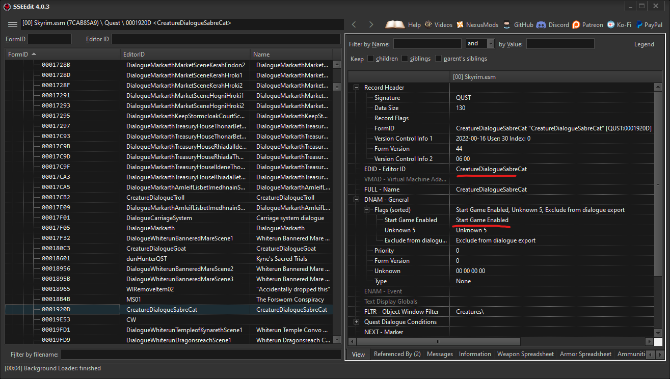 ZAZ Animation quests scripts unneeded in my game. How to disable the quests/dialogue fully ...