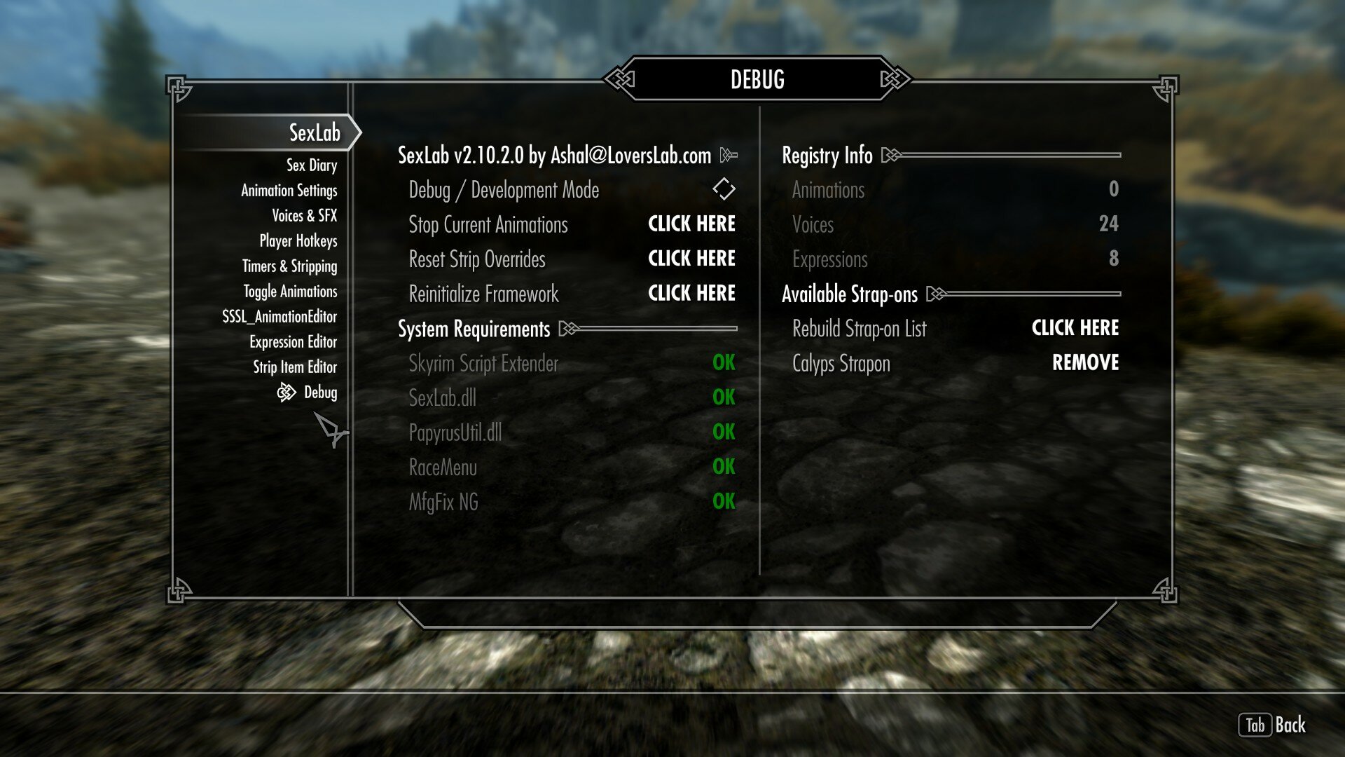 SexLab SE - Sex Animation Framework v1.66b - 01/18/2024 - Downloads - SexLab Framework SE ...