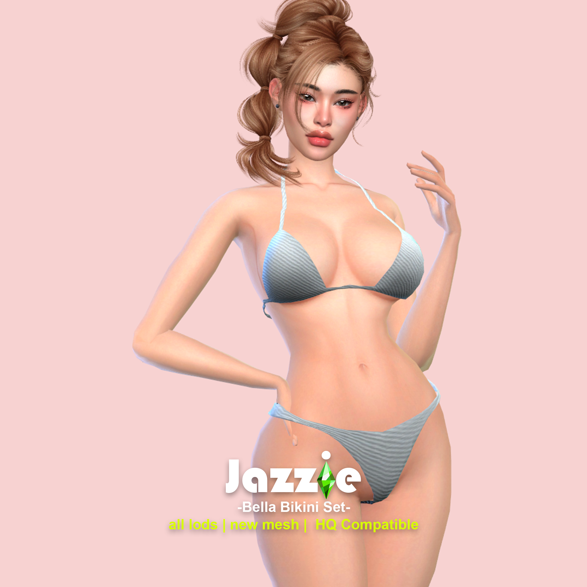 Jazzie Ts4 Bella Bikini Set Clothing Loverslab