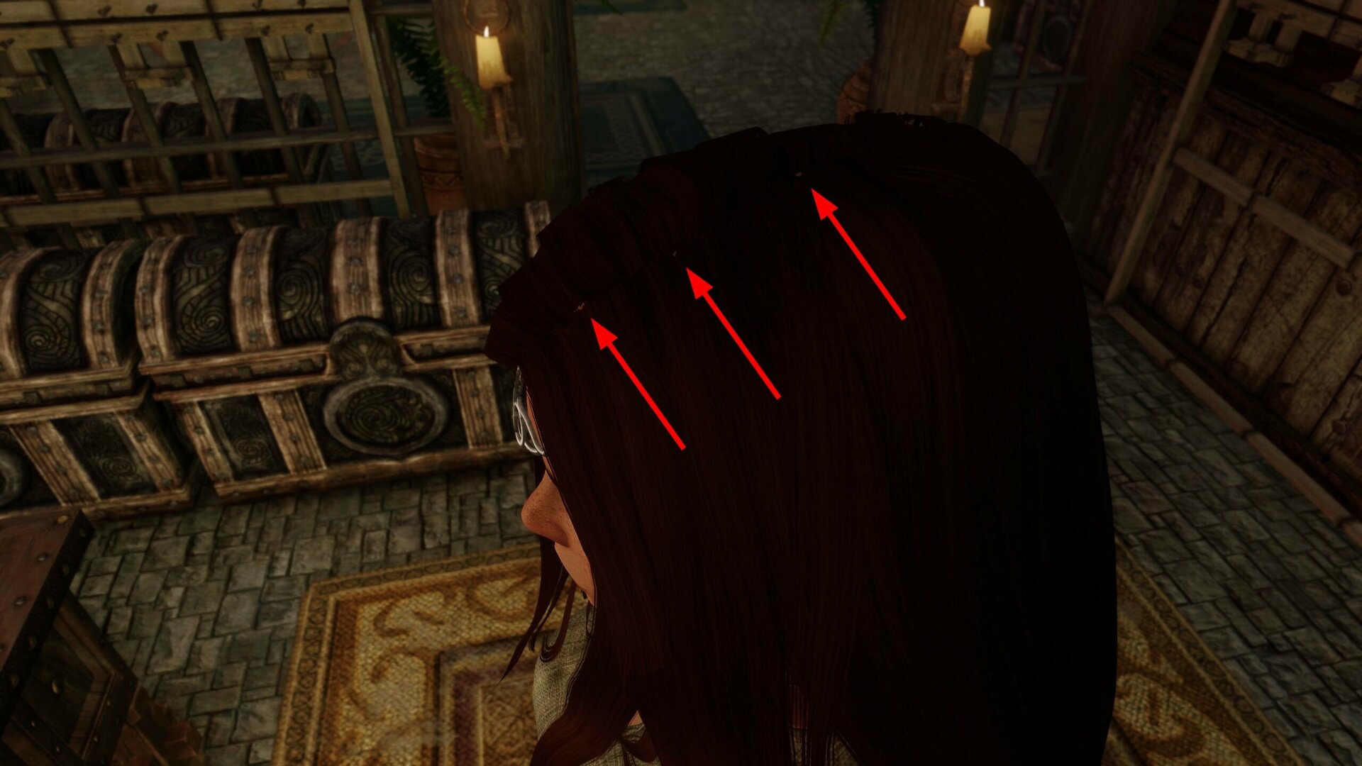 Hair And Collisions With The Head And More Technical Support Skyrim Special Edition