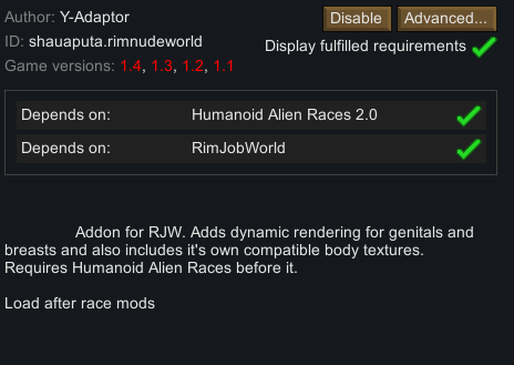[mod] RimJobWorld - Page 459 - Rimworld - LoversLab