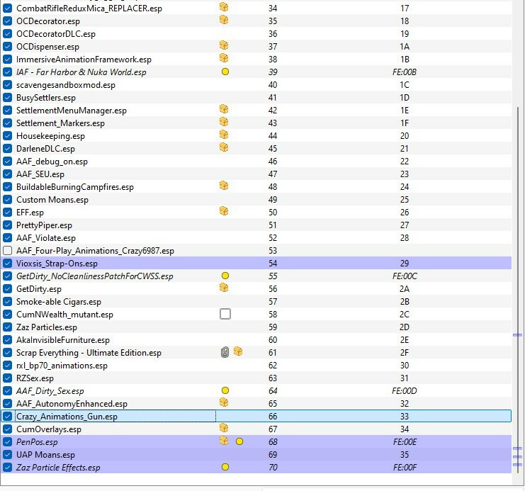 AAF. Crazy Animations. dont start - Technical Support - Advanced Animation Framework - LoversLab