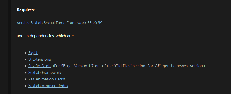 Sexlab Sexual Fame Reloaded Page 18 Downloads Sexlab Framework Se Loverslab