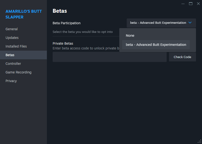 Amarillo's Butt Slapper - All Butts - Adult Gaming - LoversLab